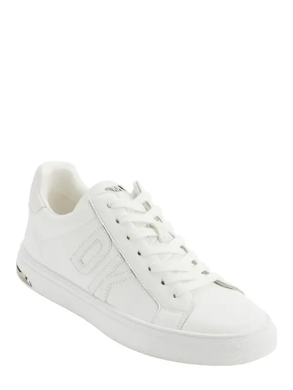Dkny Classic Leather Sneaker - Brt White