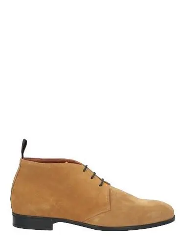 DOUCAL'S Leather Ankle Boots - Beige