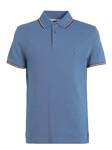 Tommy Hilfiger Polo Shirt Size Cotton, Elastane - Blue
