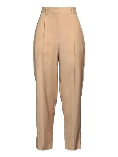 Sandro Tapered Viscose Pants - Beige