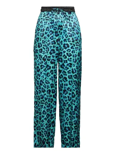 Sandro Pants In Leopard Print - Blue