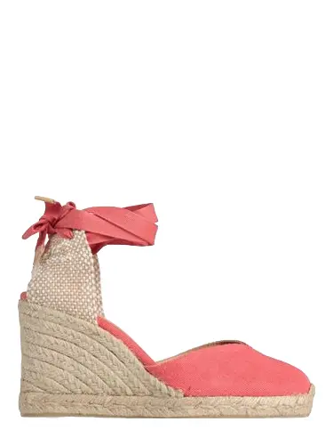 CastaÑer Espadrilles With Ankle Ties - Red
