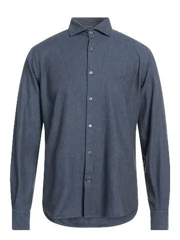 BROOKSFIELD Shirt Size Cotton - Navy