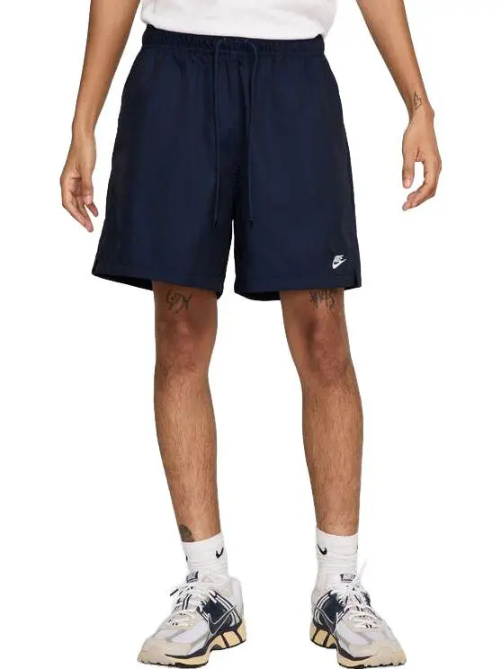 Nike Club Woven Flow Shorts - 451 Obsidn/white