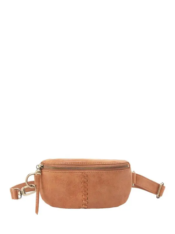 Hobo Fern Leather Belt Bag - Whiskey