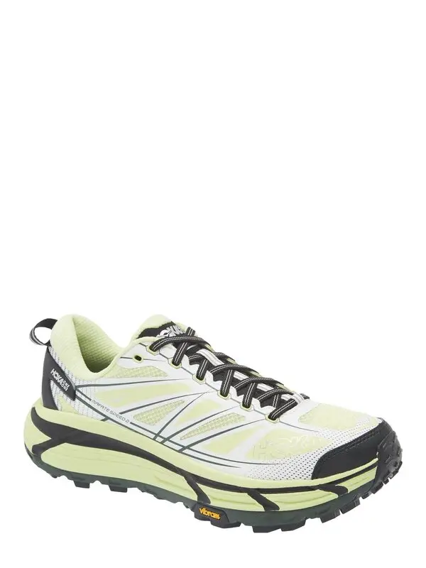 Hoka Mafate Speed 2 Sneakers - Honeydew/white
