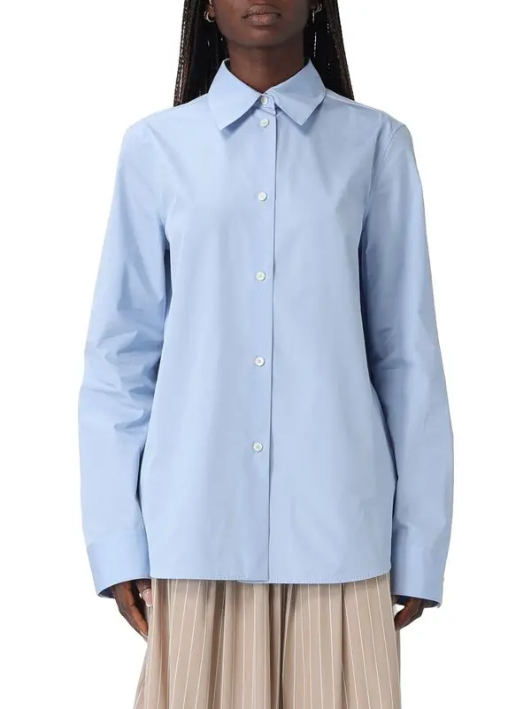 JIL SANDER Cotton Shirt - Blue