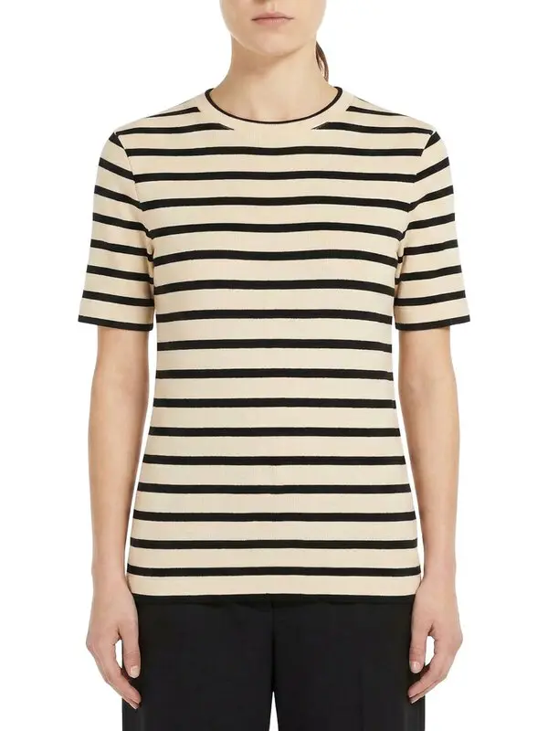JIL SANDER Crewneck T-shirt - Gnawed Blue