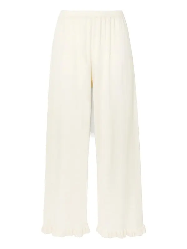 ERES Bernard Wool And Cashmere-blend Pants - Neutrals