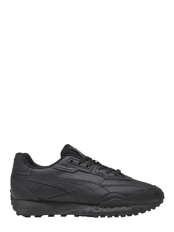 PUMA Blacktop Rider Leather Sneakers - Black