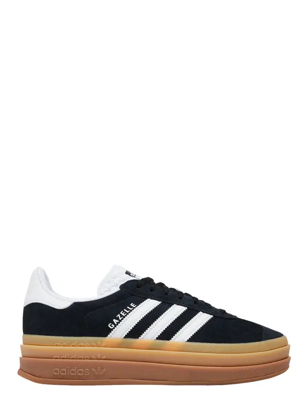 Adidas Gazelle Bold Gum Sneakers - Black