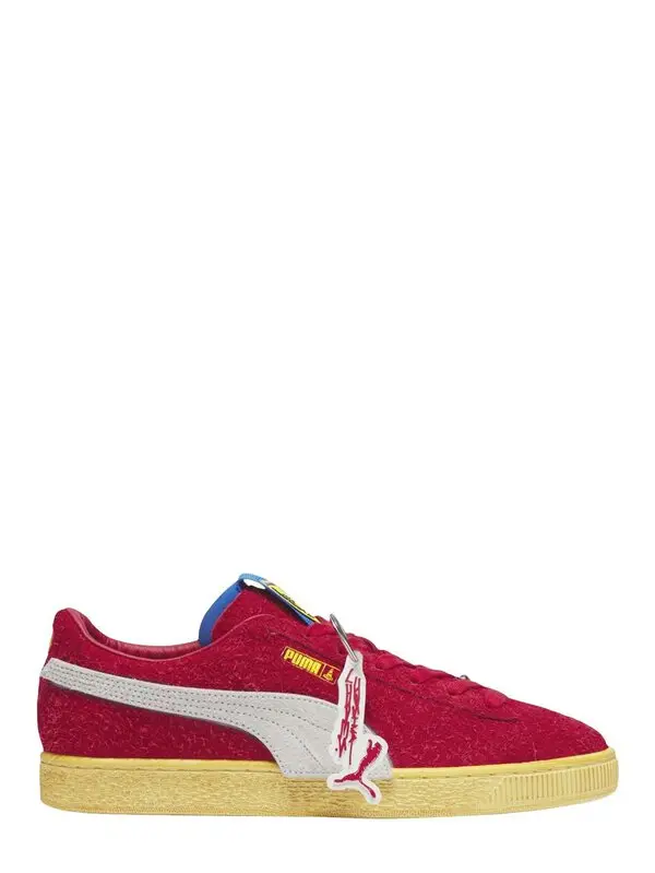 PUMA Joshua Vides X Scuderia Ferrari X Suede '70s Racing Sneakers - Red