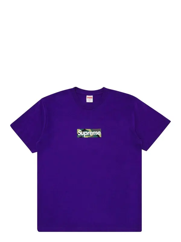 Supreme Box Logo Tee - Purple