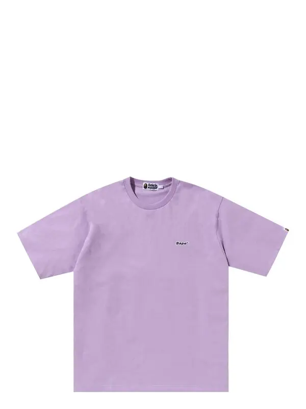 A BATHING APE One Point Relaxed Fit Tee - Purple