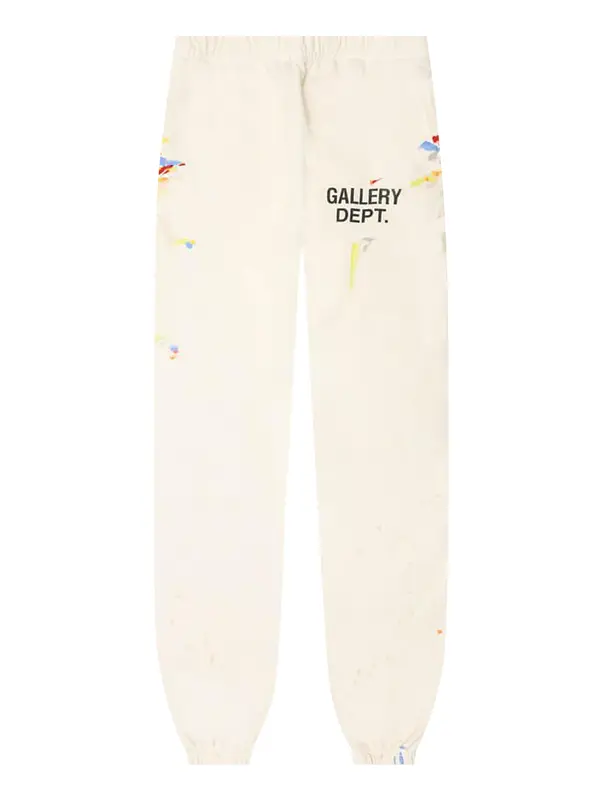 GALLERY DEPT. Logo Sweatpants 'antique - White