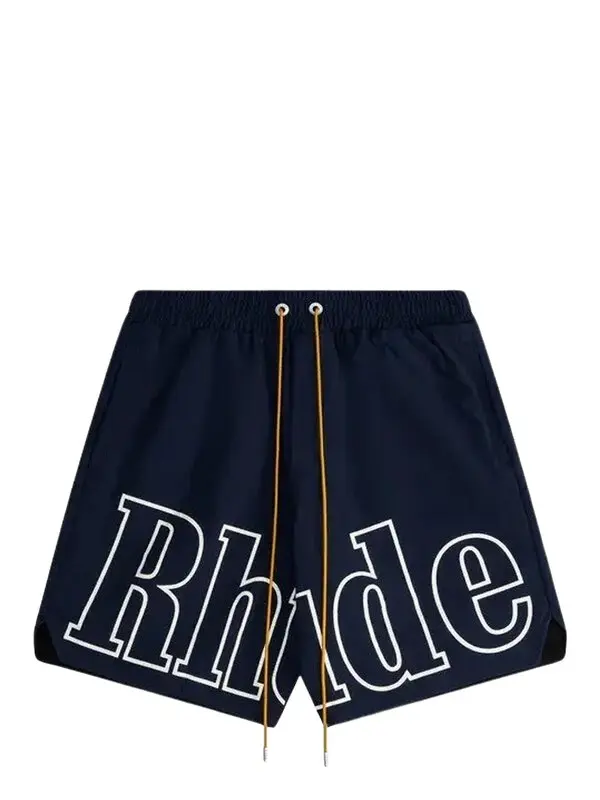 Rhude Logo Track Short - Blue