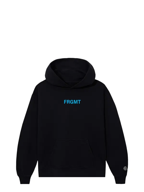ANTI SOCIAL SOCIAL CLUB X Fragment Design Logo Hoodie - Black