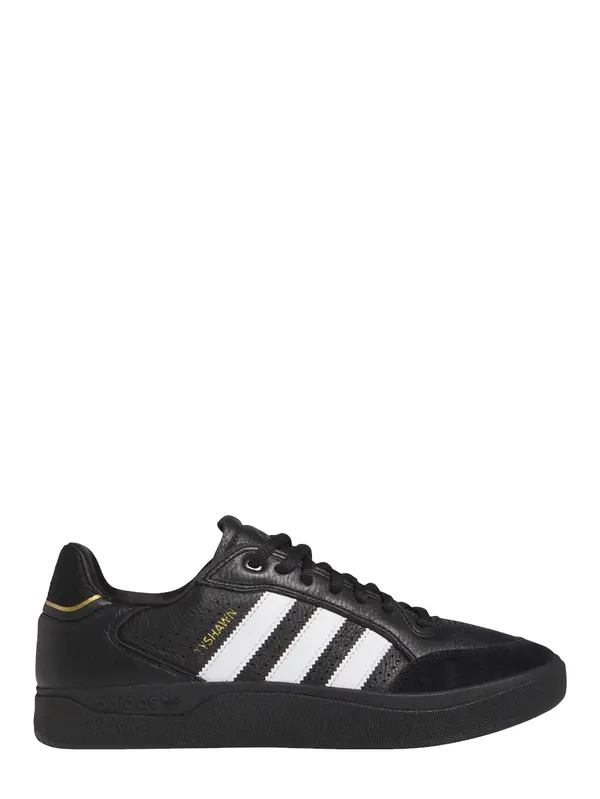 Adidas Tyshawn Low Leather Sneakers - Black