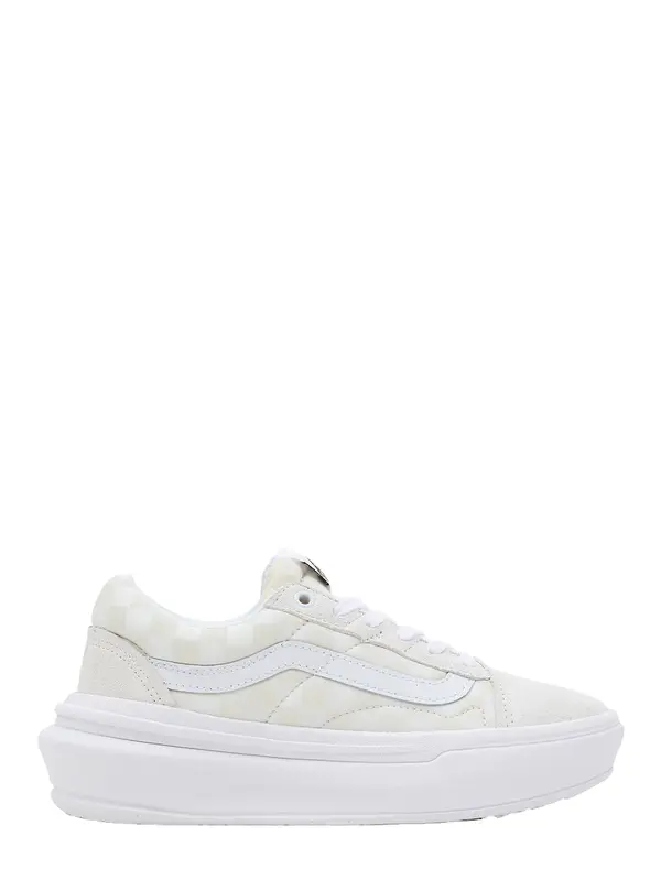 VANS Old Skool Overt Comfycush Checkerboard Sneakers - White