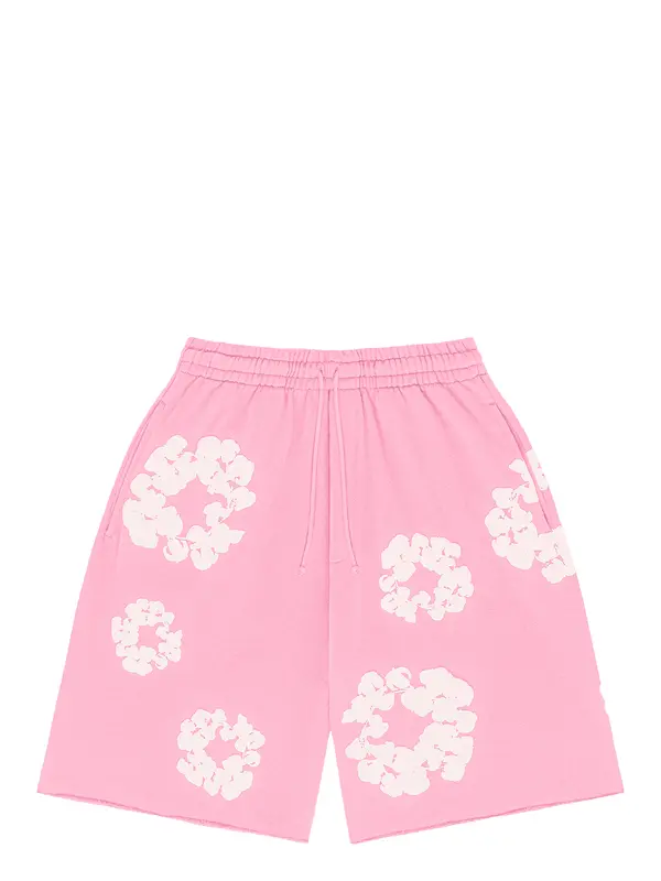 DENIM TEARS The Cotton Wreath Shorts - Pink