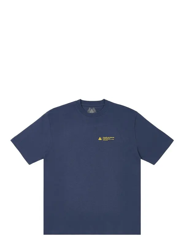 PALACE Wrapper Logo T-shirt 'navy - Blue