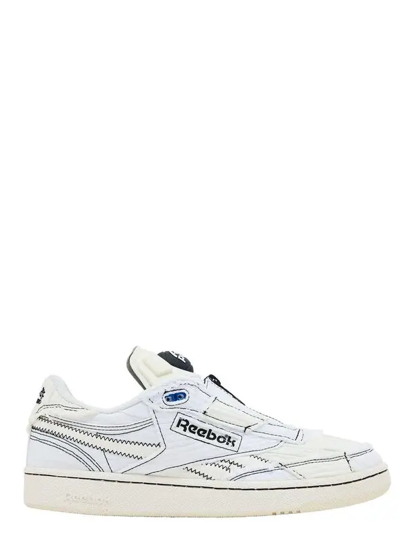 REEBOK Market X Club C 85 Pump Sneakers - Cream