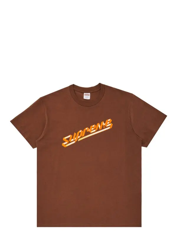 Supreme Banner Tee - Brown