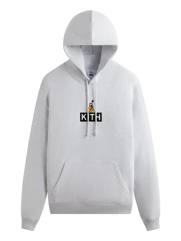 Kith For Mickey & Friends Cyber Monday Pluto Classic Logo Hoodie - Grey