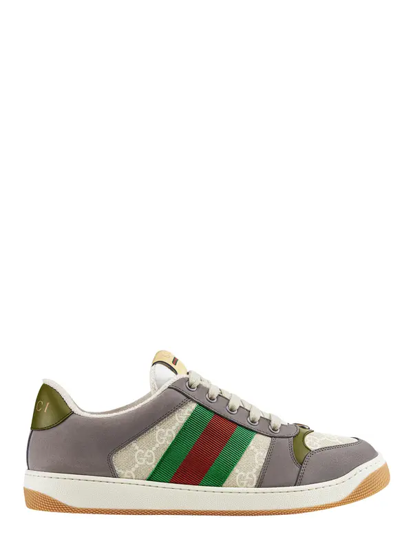 Gucci Screener Sneakers - Cream