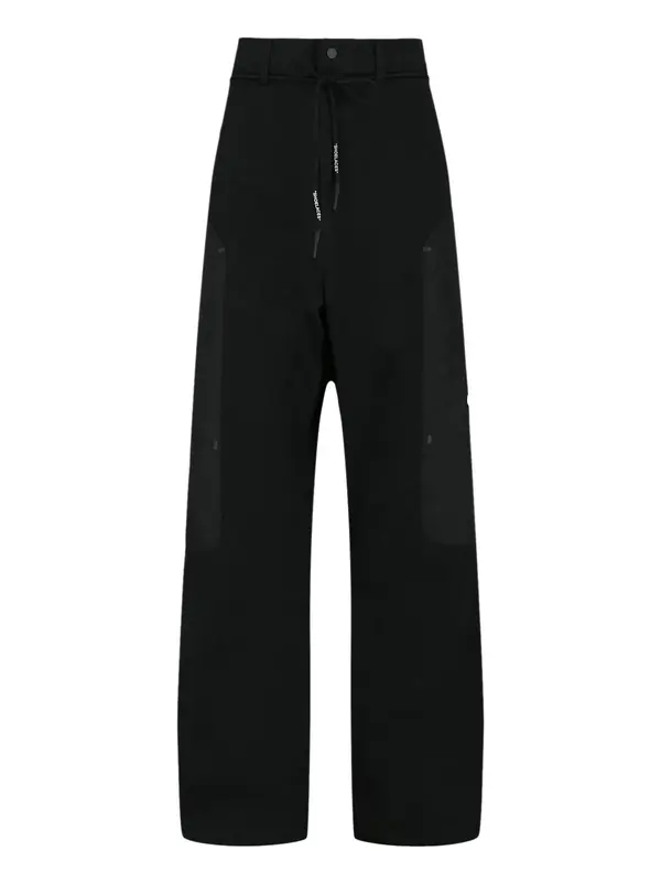 Off-White X Nike Techno Fabric Track Pants - Black
