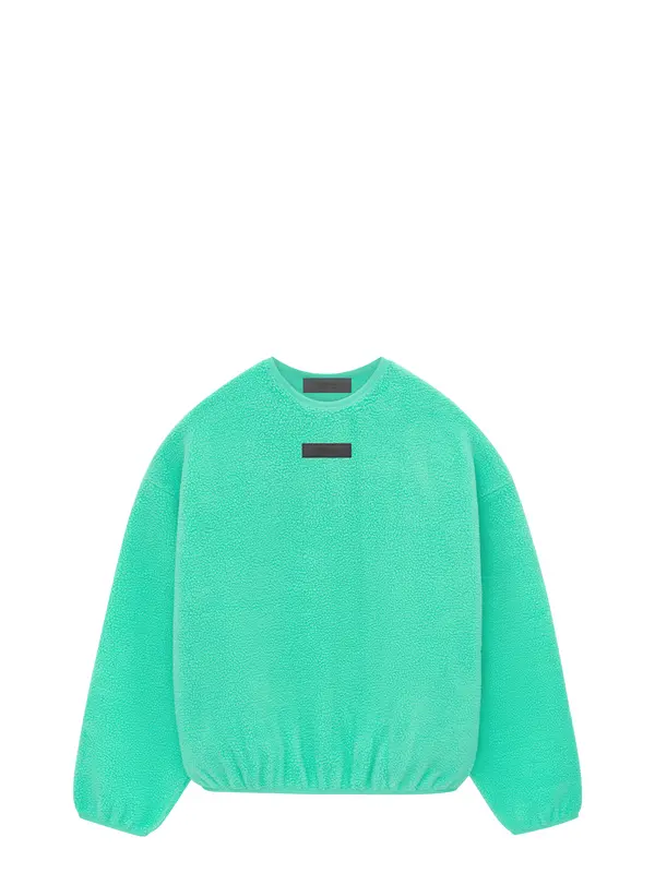 Fear Of God Polar Fleece Crewneck 'mint Leaf - Green