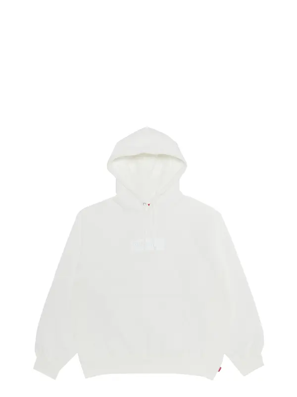 Supreme Box Logo Hooded Sweatshirt - White