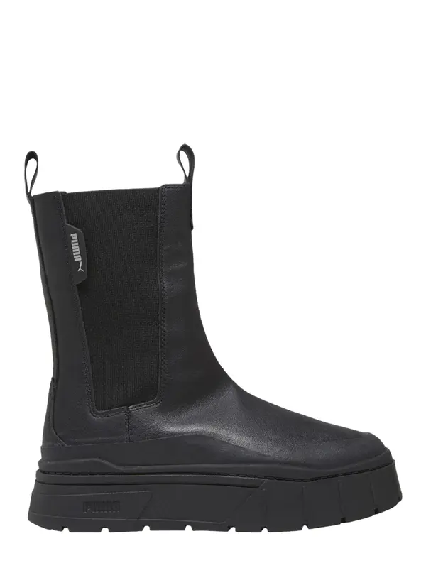 PUMA Mayze Stack Chelsea Boots - Black