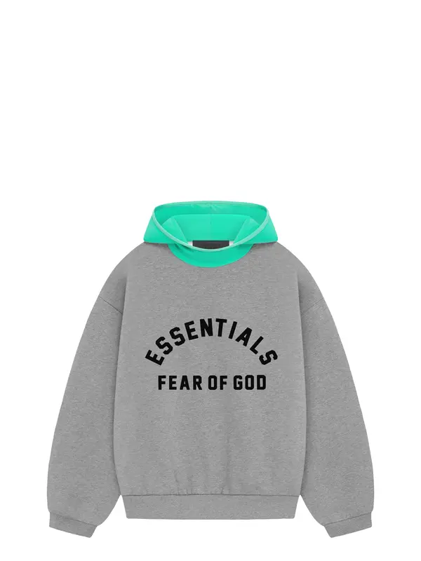 Fear Of God Nylon Fleece Hoodie - Grey