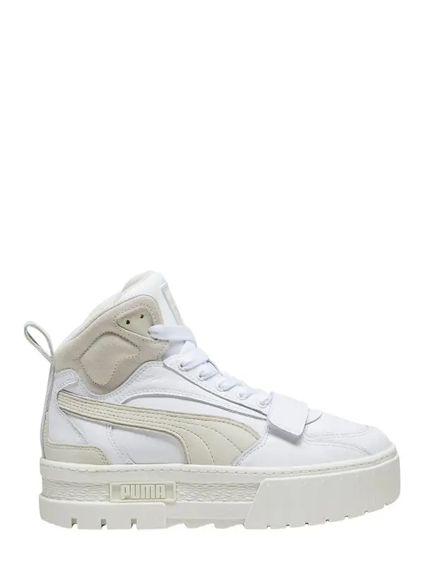 PUMA Mayze Mid Premium Sneakers - White