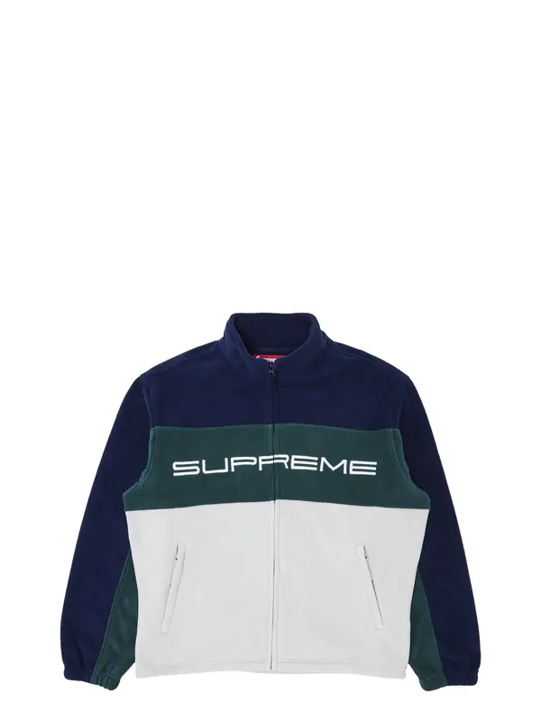 Supreme Polartec Zip Jacket 'navy - Blue