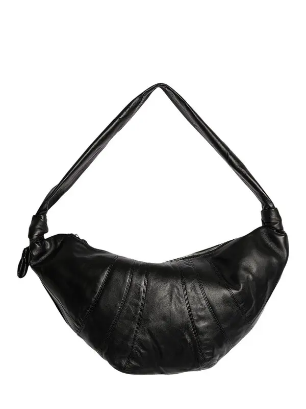 LEMAIRE Large Croissant Shoulder Bag - Black
