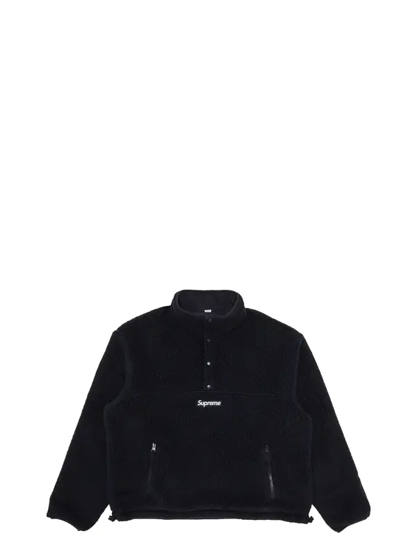 Supreme Polartec Shearling Reversible Pullover - Black