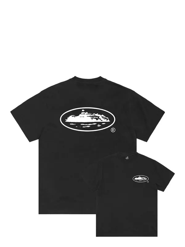 CORTEIZ Og Island Logo Tee - Black