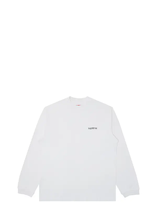Supreme Mock Neck Long-sleeve Top - White