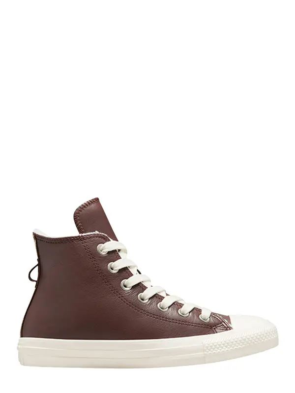 CONVERSE Chuck Taylor All Star Leather High Top Sneakers - Brown