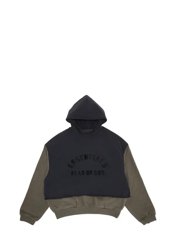 Fear Of God Nylon Fleece Hooded Sweater - Black