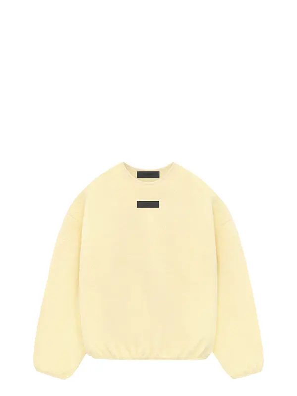 Fear Of God Polar Fleece Crewneck 'garden - Yellow