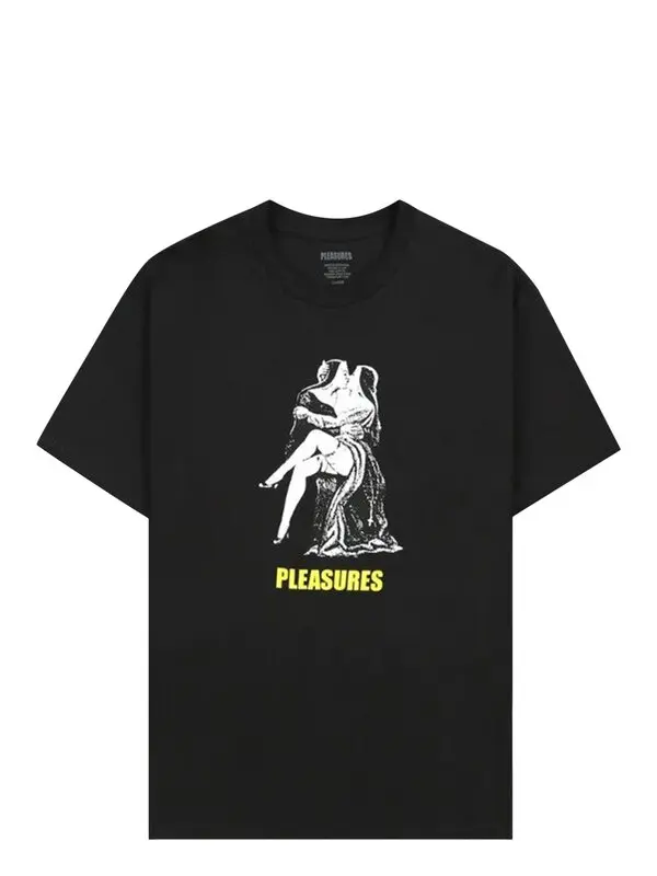 PLEASURES French Kiss T-shirt - Black
