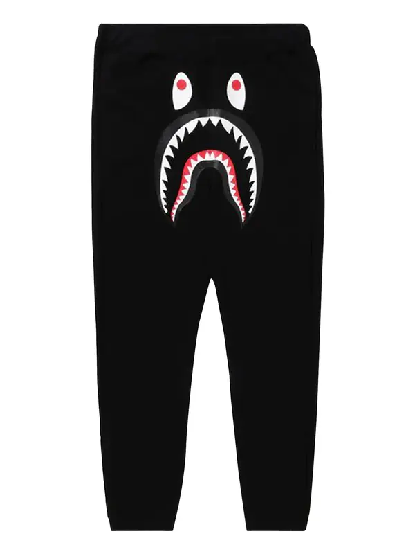 A BATHING APE Abc Camo Shark Sweatpants - Black