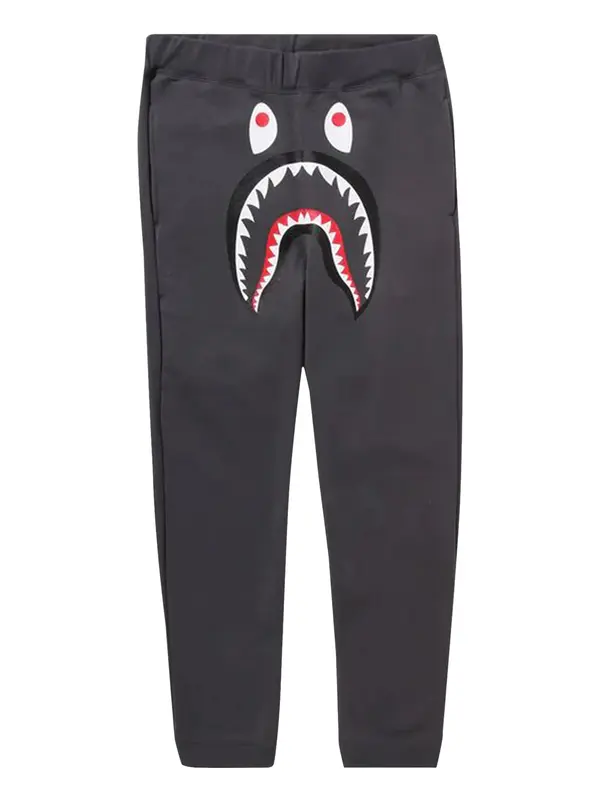 A BATHING APE Abc Camo Shark Sweatpants - Grey