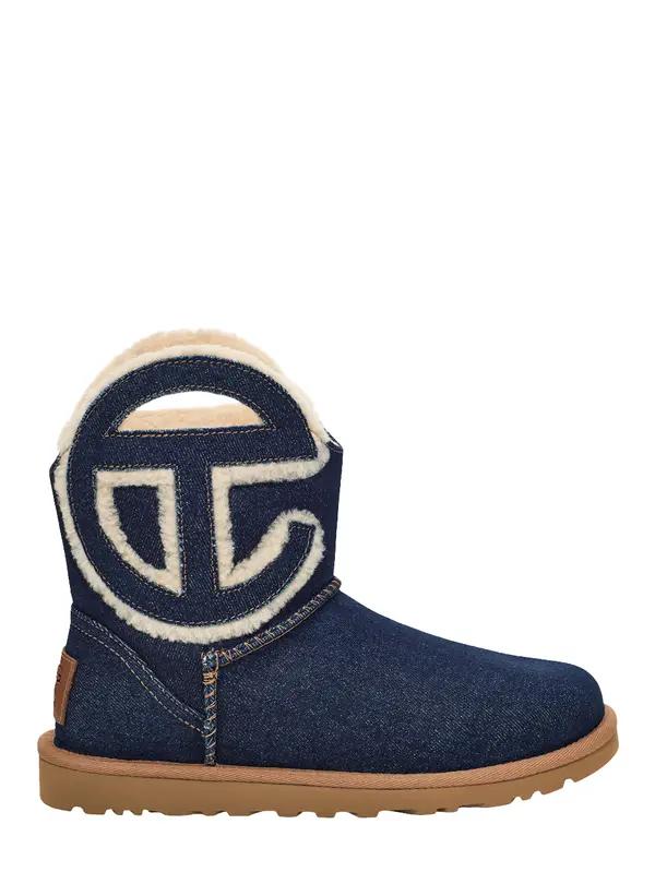 UGG X Telfar Logo Mini Boots - Blue