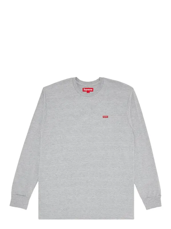 Supreme Small Box Long-sleeve Tee 'heather - Grey