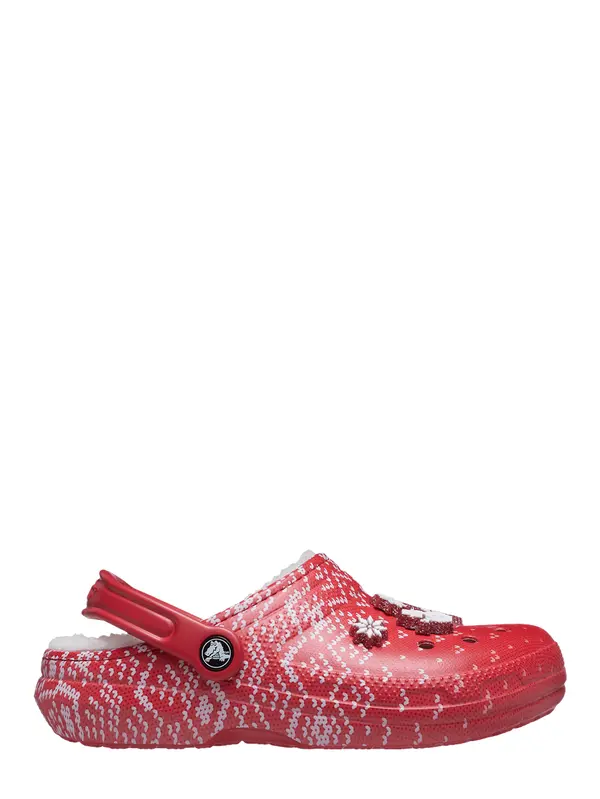 CROCS Classic Lined Clog - Red