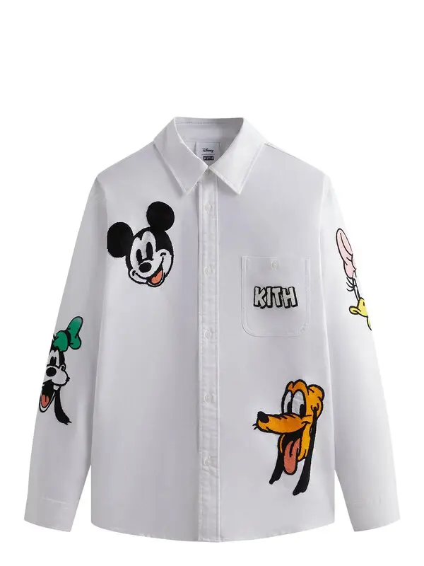 Kith For Mickey & Friends Oxford Apollo - White